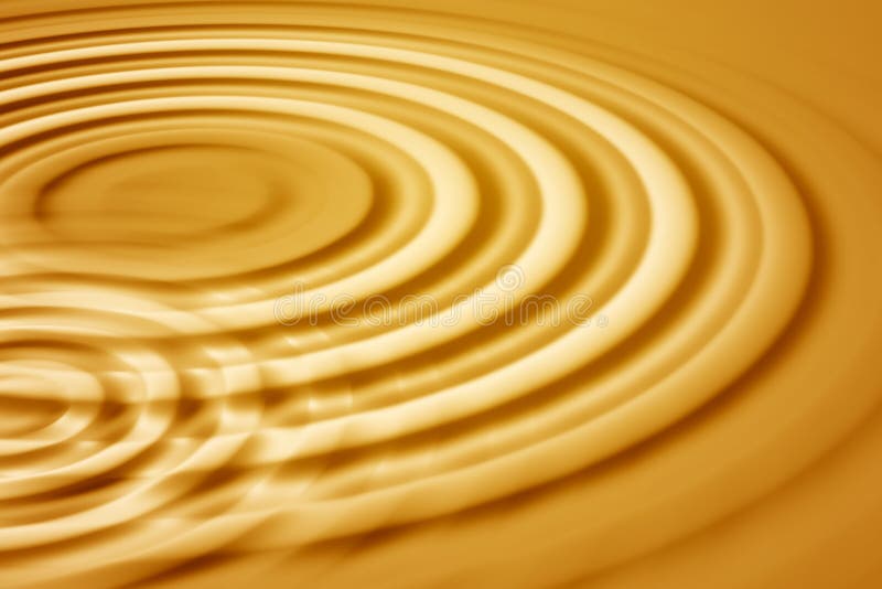 Gold Ripples in water stock illustration. Illustration of luminous - 743353