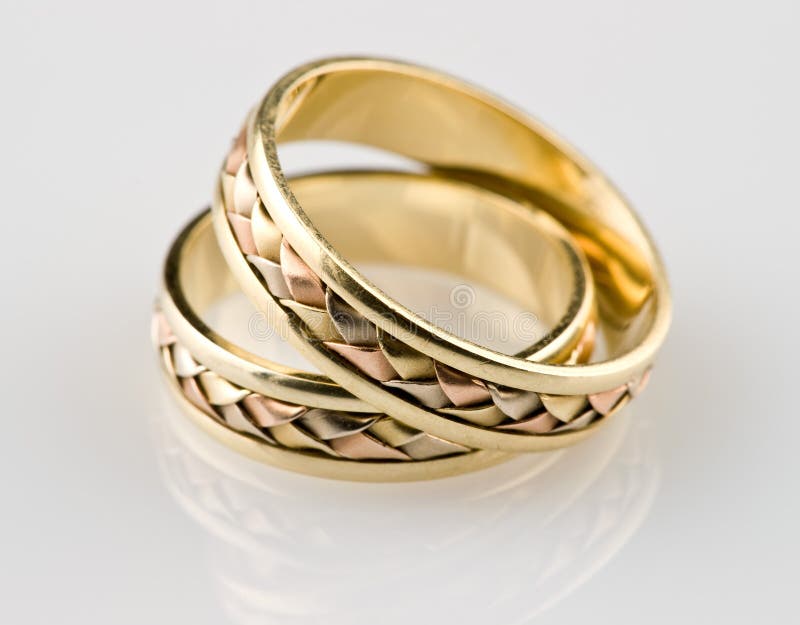 Gold wedding rings stock photo. Image of elegance, gold - 10402972