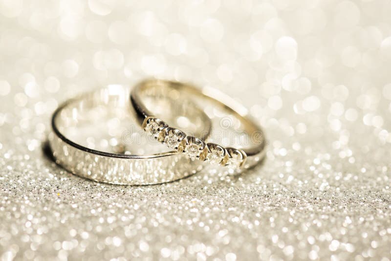 Gold wedding rings. stock photo. Image of glamour, ceremony - 155815954