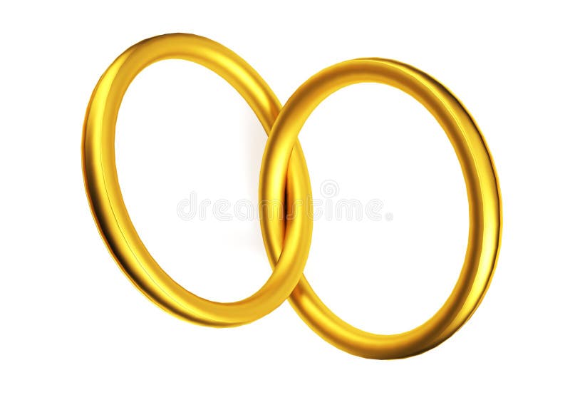 Linked Wedding Rings Stock Illustrations – 1,171 Linked Wedding Rings ...