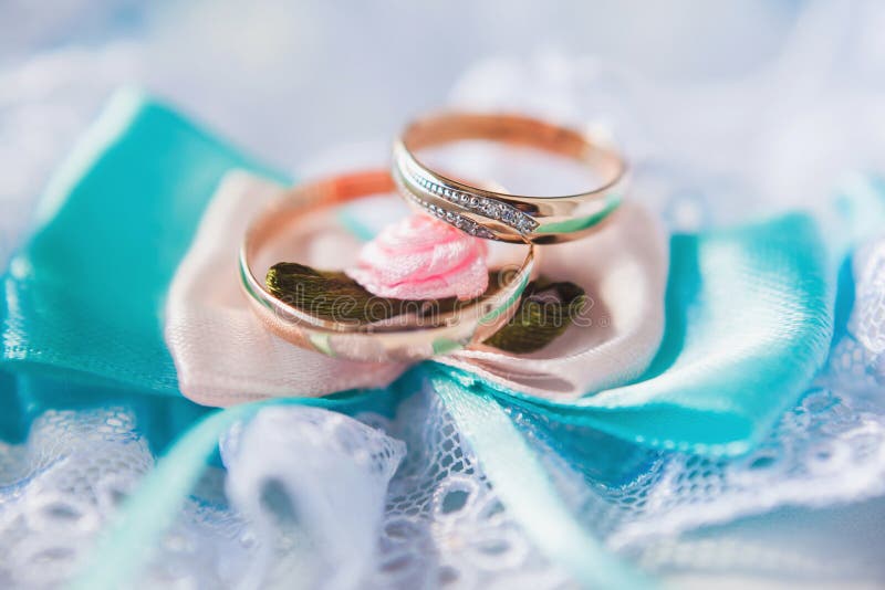 Gold wedding rings stock image. Image of formal, custom - 34719793