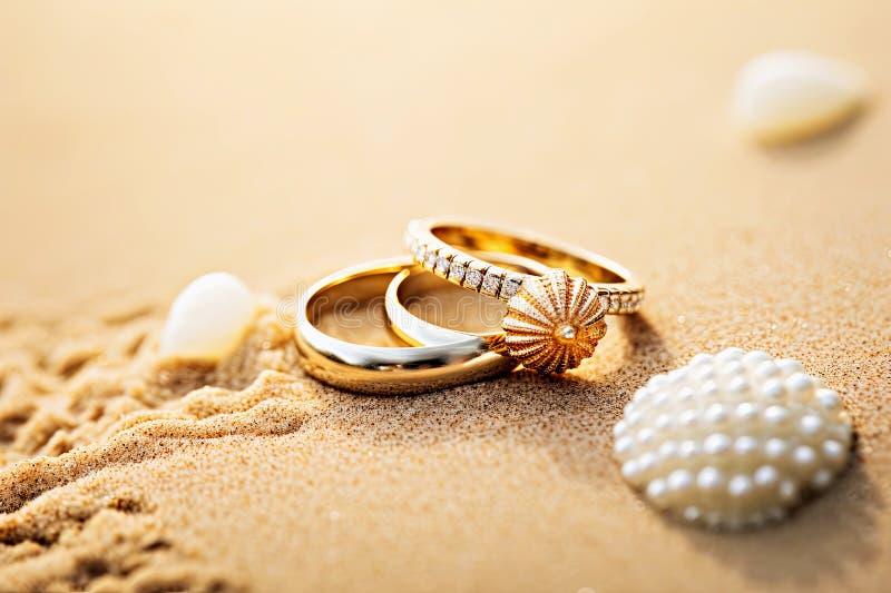 Beach wedding rings 60 photos - Astyledwedding.com
