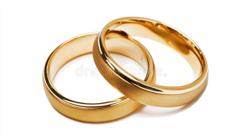 Gold Wedding Rings Symbolizing Everlasting Love Stock Photo - Image of ...