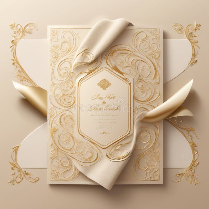 Gold white card, label set stock illustration. Illustration of present ...