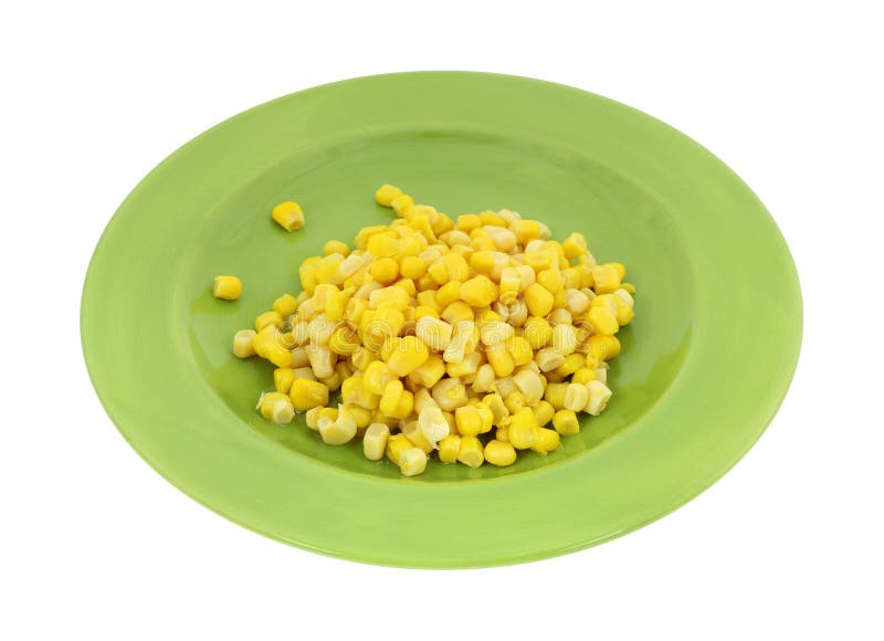 Gold White Corn Kernels Side View Stock Image - Image of side, tasty ...