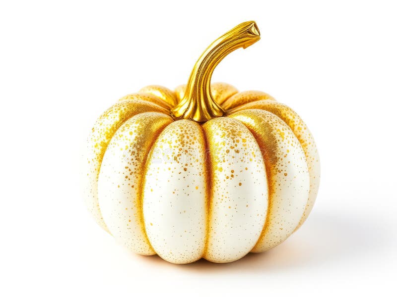 White Glitter Pumpkin Gold Stem Stock Photos - Free & Royalty-Free Stock Photos from Dreamstime