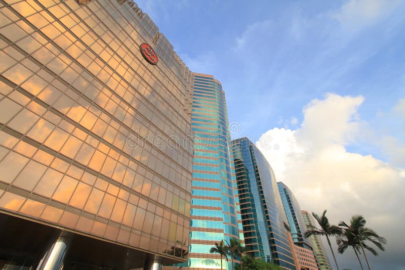 Gold Windows Building at Tsim Sha Tsui 5 June 2011 Editorial Photo ...