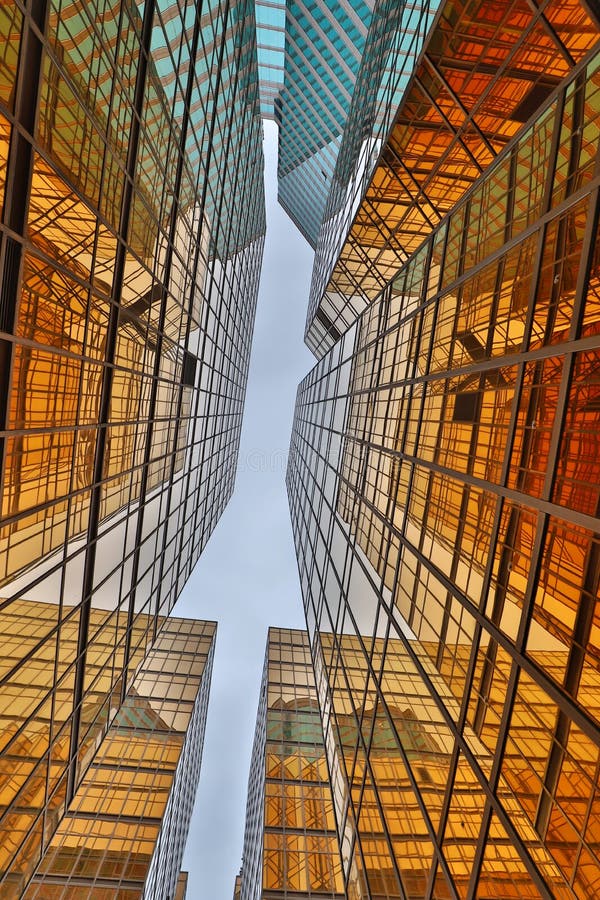 Gold Windows Building at Tsim Sha Tsui Stock Photo - Image of rich ...
