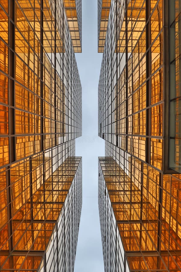 Gold Windows Building at Tsim Sha Tsui Stock Image - Image of urban ...