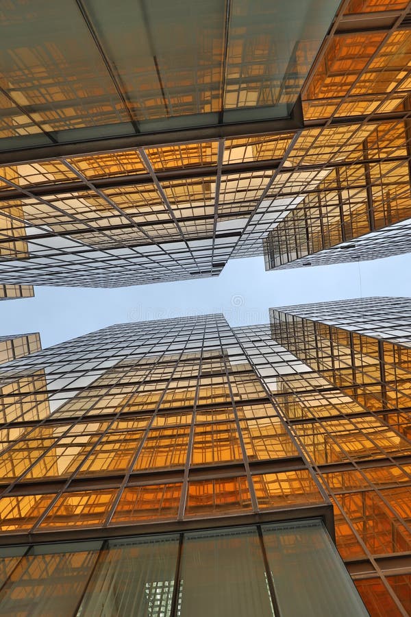 Gold Windows Building stock image. Image of city, kong - 161684537