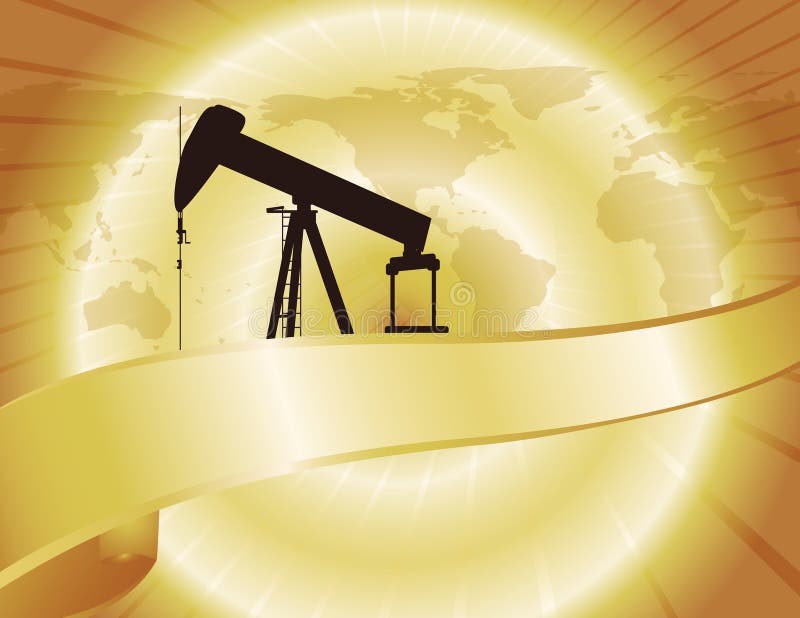 Liquid oil world map stock vector. Illustration of white - 20626205