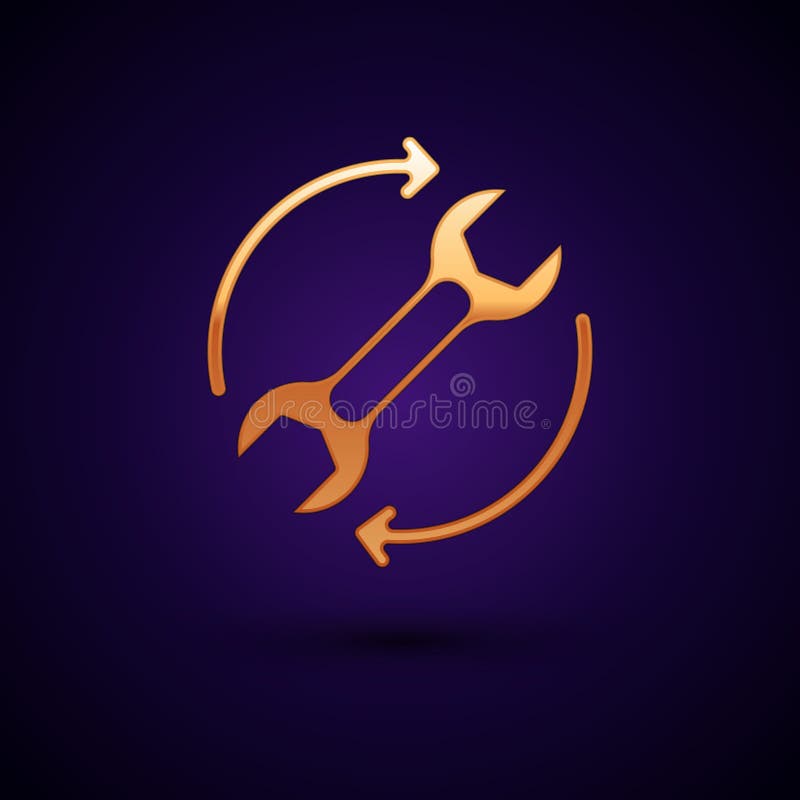 Arrows Icon Black Gold Button Stock Illustrations – 132 Arrows Icon ...