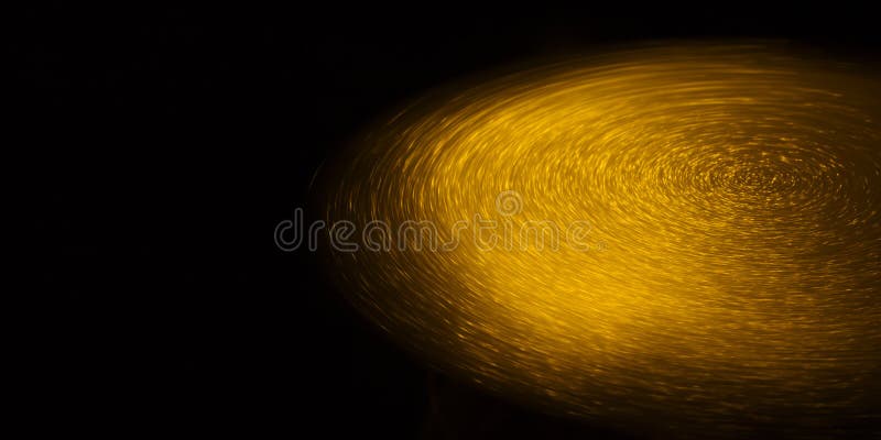 Gold Particle Disc of Light Stock Photo - Image of gold, disk: 214861502