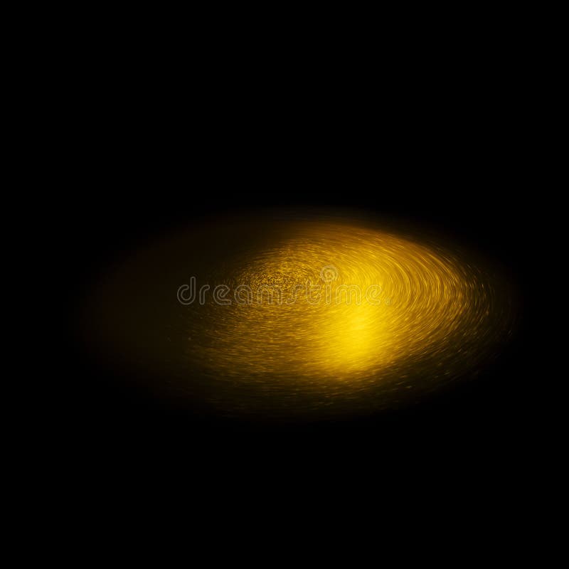 Gold Particle Disc of Light Stock Image - Image of dynamism, sparks ...