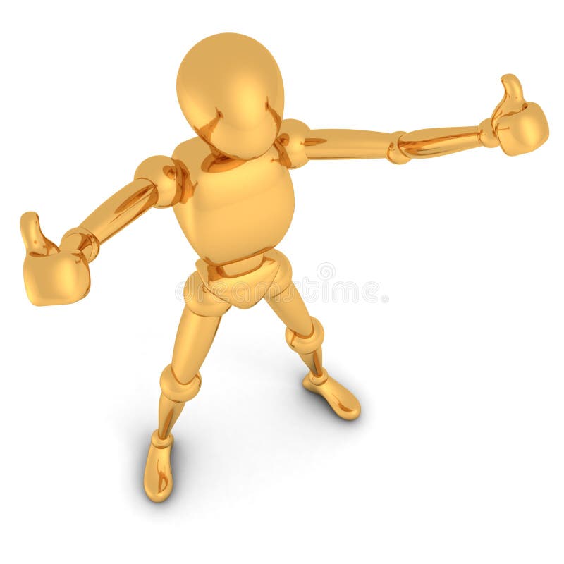 Golden Man Thumbs Stock Illustrations – 159 Golden Man Thumbs Stock ...