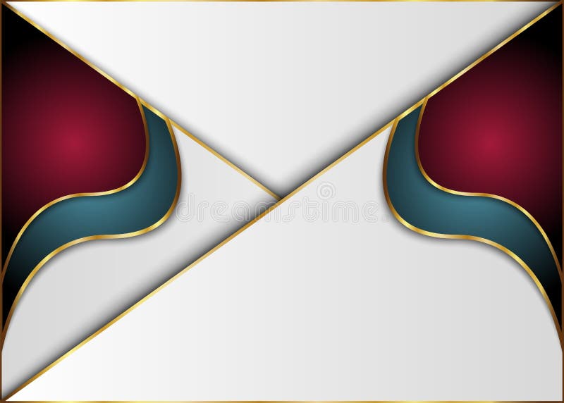 Golden Abstract Background. Blank for Message. Stock Vector ...