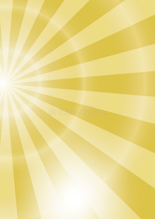 Golden Abstract Background with Radial Rays - Vector Stock Vector ...