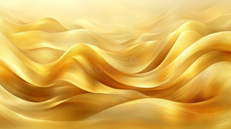 Golden Abstract Desert Landscape Stock Illustration - Illustration of ...