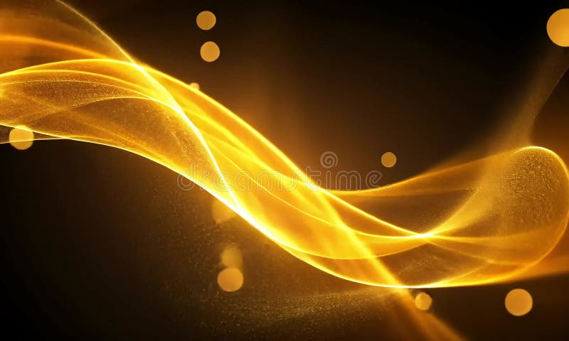 Golden Abstract Dynamic Lines Stock Video - Video of lines, vibrant ...