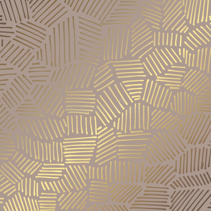 Luxury Golden Floral Pattern on a Brown Background. Elegant Decorative ...