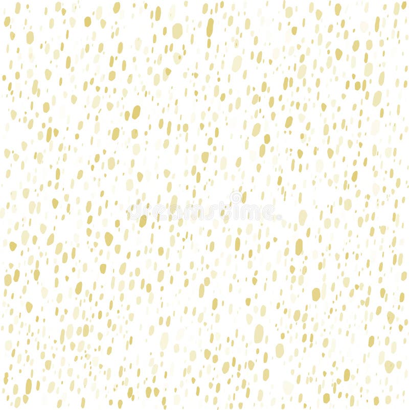 Golden Abstract Flying Spots Ang Dots Vector Seamless Pattern Stock ...