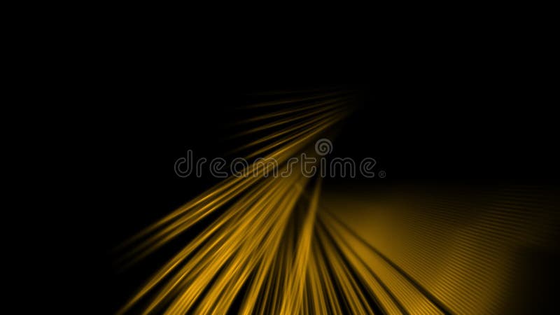 Golden Abstract Light Rays on Dark Background for Design Stock Footage ...