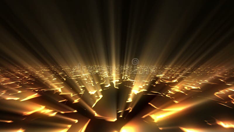 Golden Abstract Lights Background Animation Stock Footage - Video of ...