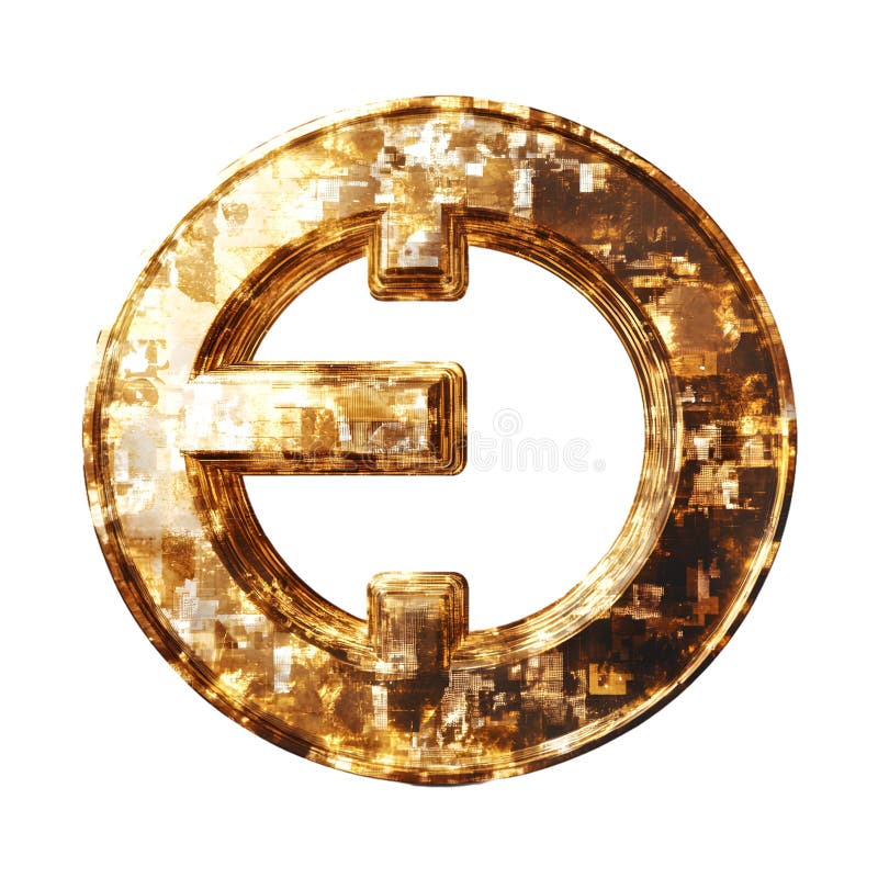 Golden Abstract Logo Design with Geometric Style and Unique Digital ...