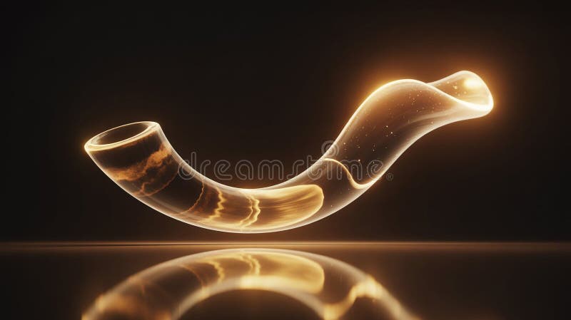 Abstract Golden Tube Object with Reflection Art Design for Wallpaper ...