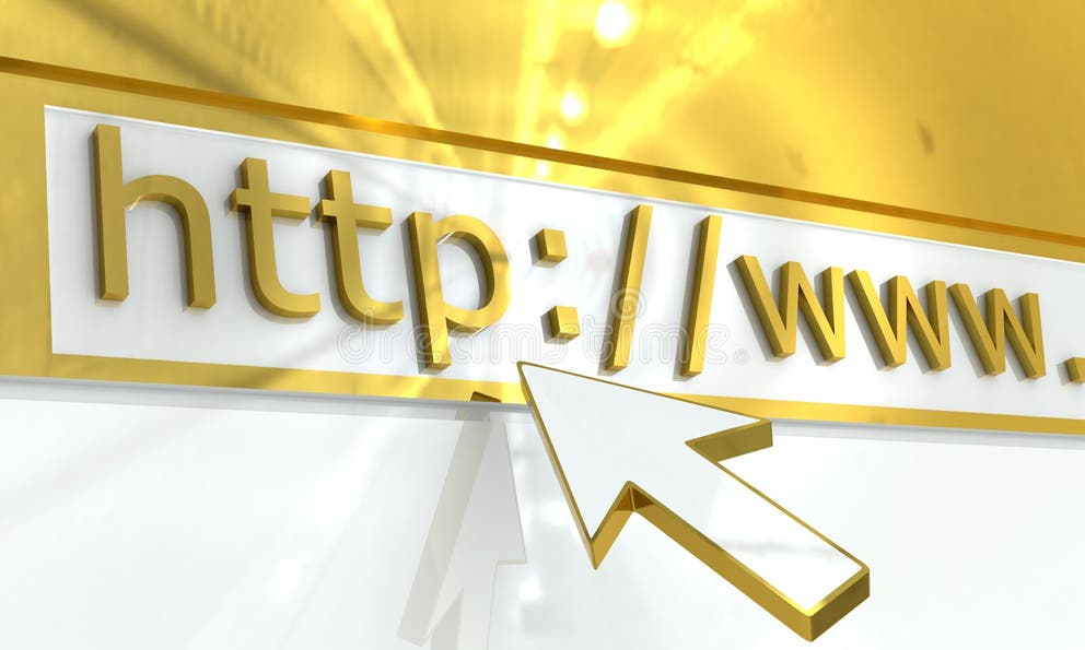 Golden Address stock illustration. Illustration of address - 12631178