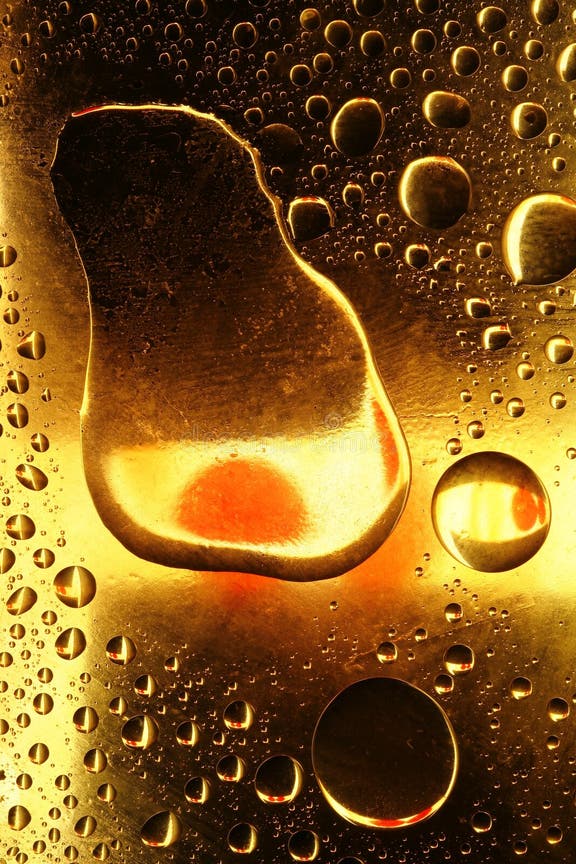 Golden Amber Drops stock photo. Image of drop, amber, moisture - 4683894