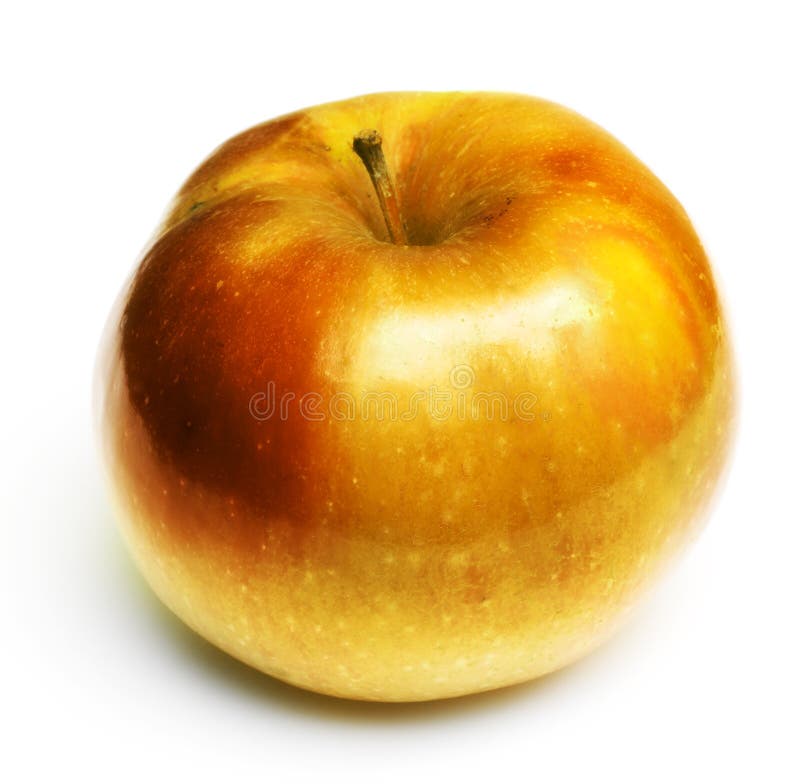 A golden apple stock photo. Image of close, macro, concept - 7897208