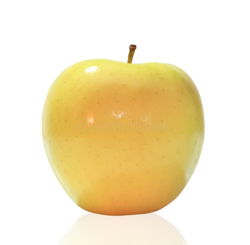 Golden Apple stock photo. Image of health, care, eating - 4320246