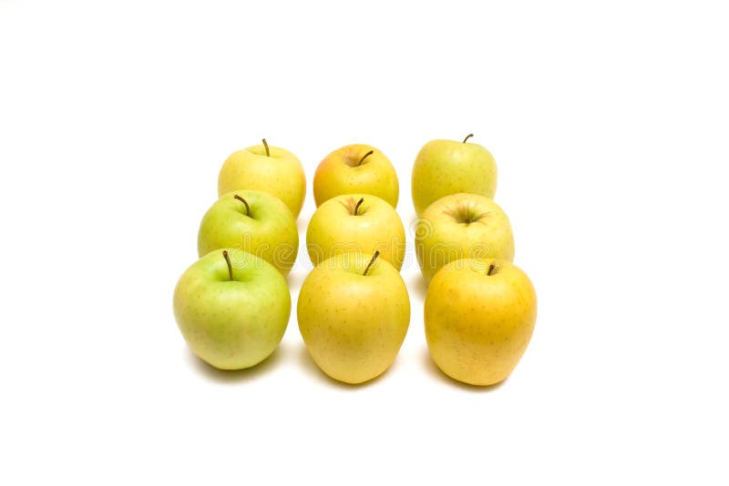 Golden Apples stock image. Image of natural, food, ripe - 16632615