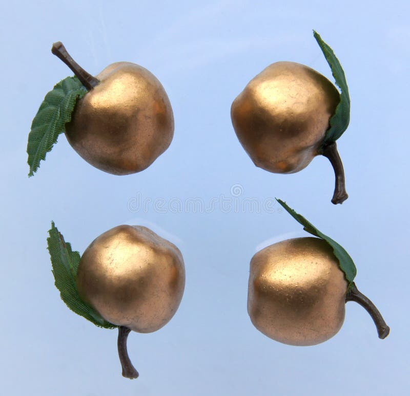 Golden Apples As Pattern Picture. Image: 113875038