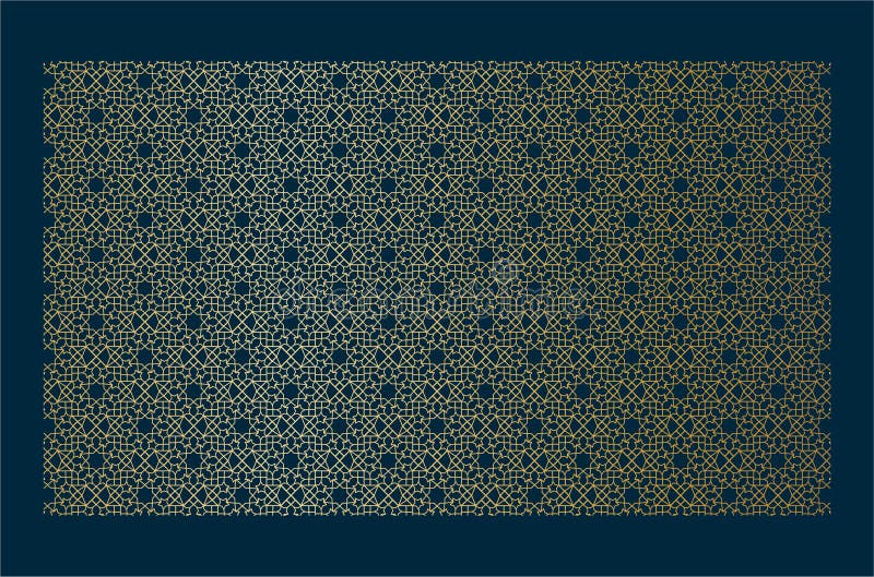 Golden arabic pattern. stock image. Image of gold, pattern - 246846479