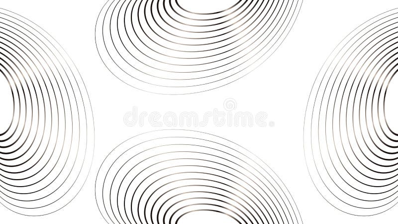 Golden Arch Line Pattern on a White Background. Abstract Background ...