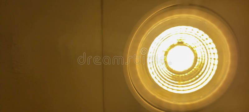 Lighting with Lamps in Ceiling Luminaire Stock Photo - Image of ...