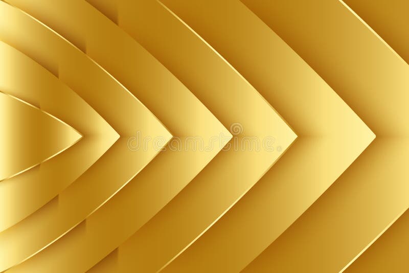 Golden Arrow Abstract Background. Stock Vector - Illustration of ...