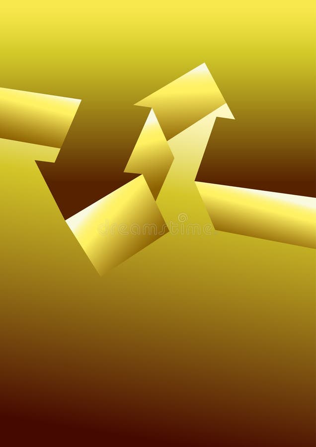 Golden Arrows Collection for Web and Print Decoration, Luxury Elegant ...