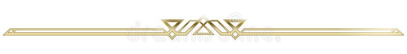 Art Deco Header, dots stock vector. Illustration of divider - 205410426