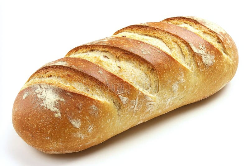 Golden Artisan Bread Loaf with Crusty Texture and Soft Interior Stock ...