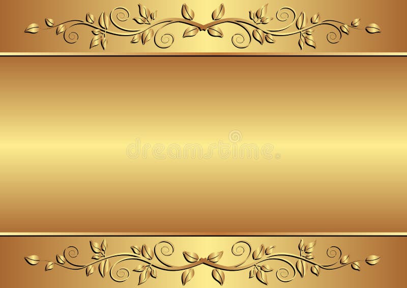 Golden Design Background stock vector. Illustration of design - 7665908