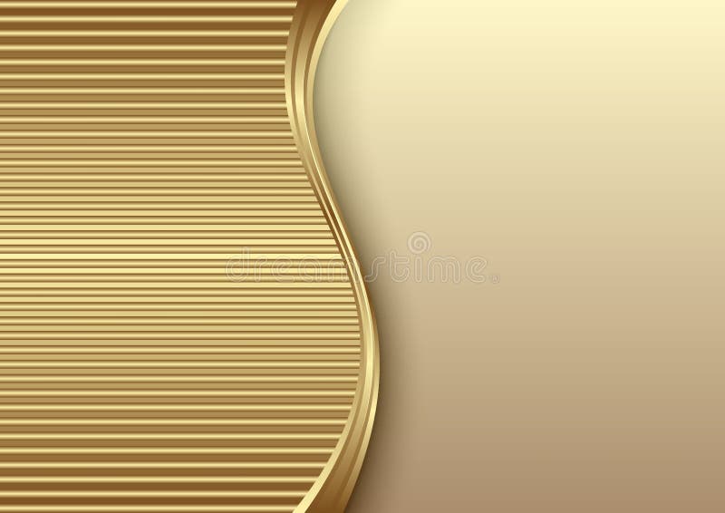 Golden Board stock vector. Illustration of gold, alloy - 196715314