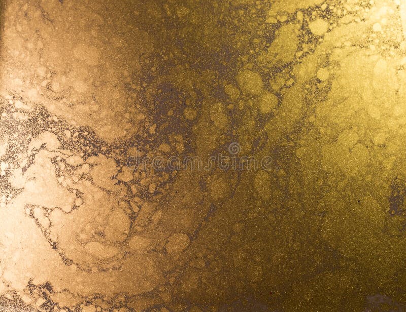 Golden Background. Abstract Pattern. Liquid Gold. Stock Photo - Image ...