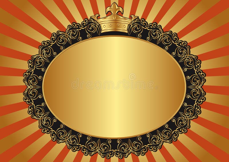 Gold Regal Border Stock Illustrations – 141 Gold Regal Border Stock ...