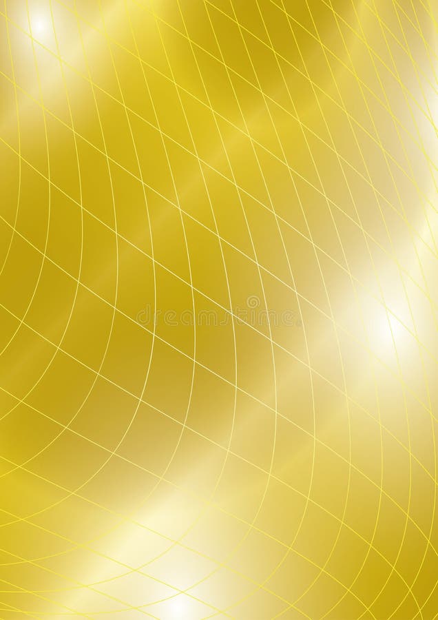 Golden Background with Mesh - Vector Bright Abstraction Stock Vector ...