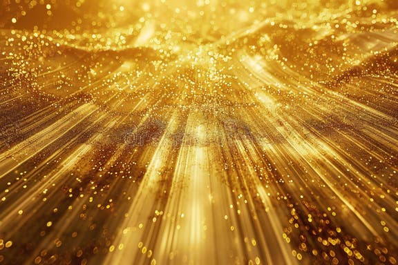 A Golden Background with Rays of Light Radiating from the Center ...