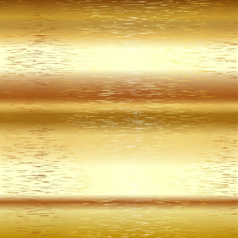 Golden Background Vector Metal Scratch Stock Vector - Illustration of ...
