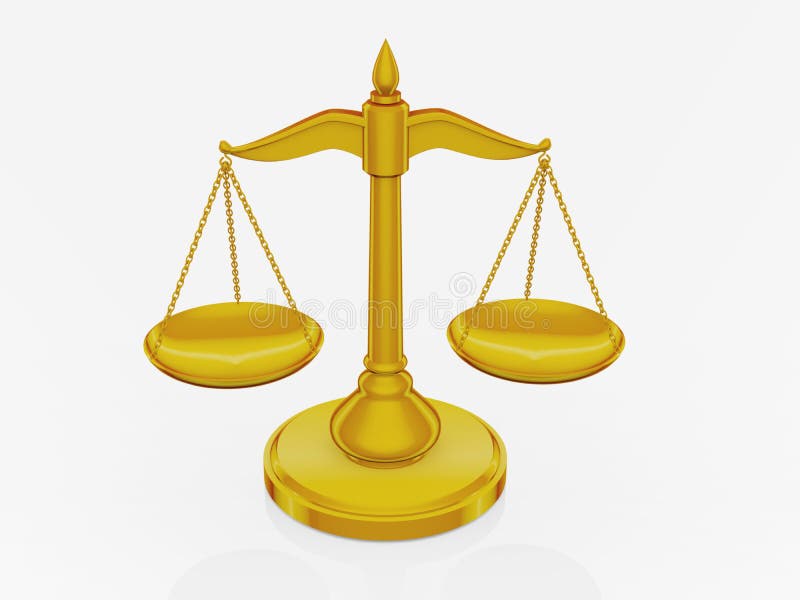 Golden balance stock illustration. Illustration of innocent - 15213144